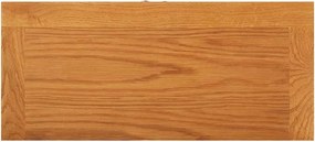 Úložná skříňka 50 x 22 x 110 cm masivní dubové dřevo 329926