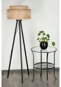 Brilagi - Stojací lampa MONTANA BOHO 1xE27/15W/230V hnědá/černá