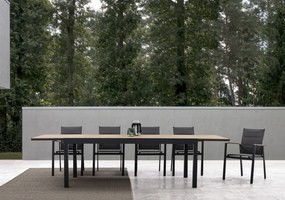 BIZZOTTO Rozkládací jídelní stůl ELIAS 200x95 cm antracit