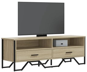 TV skříňka dub sonoma 122 x 34 x 41 cm kompozitní dřevo