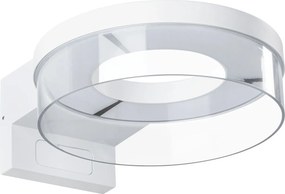 P 93112 LED venkovní nástěnné svítidlo Capea pohybové čidlo IP44 231mm 3000K 8 / 1x1,2W 230V bílá hliník - PAULMANN