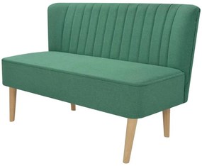 Pohovka textil 117 x 55,5 x 77 cm zelená 244073