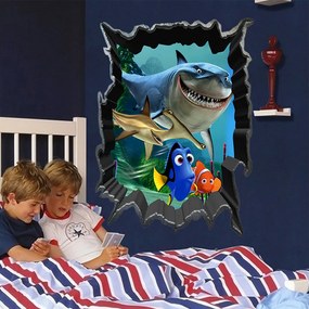 Živá Zeď Samolepka Hledá se Nemo a Dory