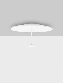 Matně bílé ocelové LED stmívatelné stropní svítidlo Nima – Nova Luce