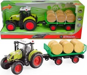 SPARKYS Traktor s valníkem FARM SERVICE / 1:16 / Plast / 3x AG13 (souč