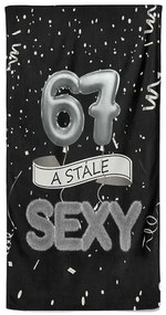 Osuška Stále sexy – černá (věk: 67)