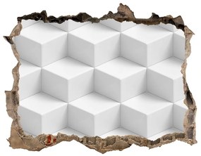 Wallmuralia Samolepící díra zeď 3D Abstrakce 3D 95x64 cm