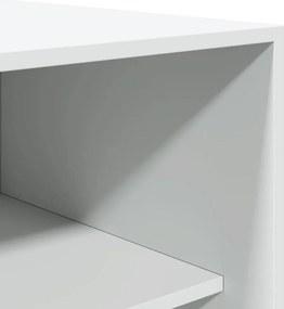 Šatní skříň bílá 100 x 50 x 200 cm dřevotříska 3307801