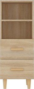 vidaXL Příborník 34,5 x 34 x 90 cm kompozitní dřevo [812360] Barva: kouřový dub