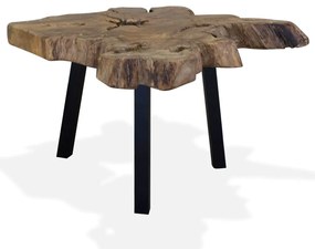 vidaXL Konferenční stolek pravé teakové dřevo 80 x 70 x 38 cm