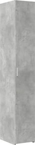 Skříň highboard betonově šedá 30x42,5x185 cm kompozitní dřevo 3281395