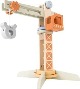 2KIDS TOYS Dřevěný jeřáb s příslušenstvím / Jeřáb / od 3 let