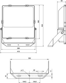 LED reflektor McLED Delta 300 300W 4000K IP66 ML-511.741.28.0