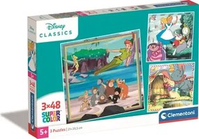 Clementoni PUZZLE Disney klasika / 3x48 dílků / od 5 let