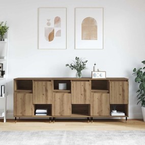 Konzole 3 ks Artisanový dub 3394543