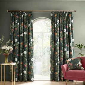 Zelené závěsy v sadě 2 ks 168x183 cm Arcadia Floral – RHS