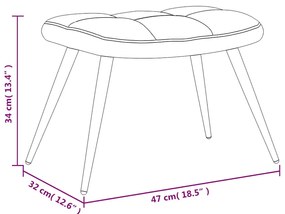 vidaXL Marketos Relaxační křeslo se stoličkou tmavě šedé samet