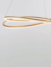 Designový lustr Ophelia zlatá