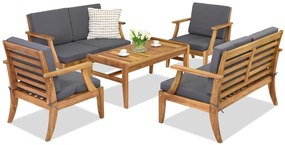 Zahradní nábytek z akátového dřeva Danang Coffee 6 Garden Point