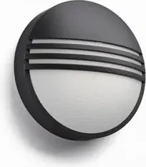 Philips Yarrow LED 6W černá / venkovní svítidlo / 600 lm / 2700K / IP4
