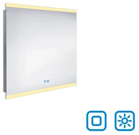 Nimco LED zrcadlo 800x700 se dvěma dotykovými senzory - ZP 12003VX