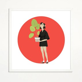 Patrik Antczak | Kimchi Long | Časově limitovaná edice Rám: Bílý, Velikost: 50 x 50 cm