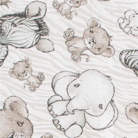 Bavlněné pleny s potiskem New Baby 70x80 cm  3 ks UNI
