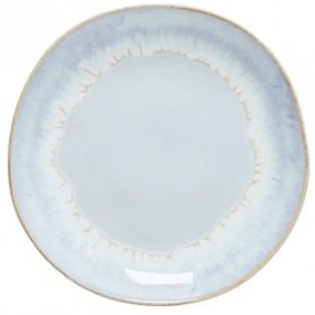 Dezertní talíř kulatý BRISA bílý 21 cm keramický
