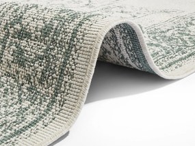 NORTHRUGS - Hanse Home koberce Kusový koberec Twin Supreme 104139 Green/Cream – na ven i na doma - 80x150 cm