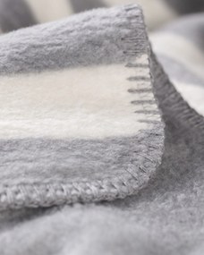 Deka Cotton Cloud 150x200cm Gray Stripes