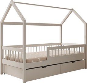 ADRK Furniture Postel Domek Galicja s matrací CH-GAL-W-200-M
