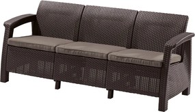 Allibert CORFU LOVE SEAT MAX - hnědá