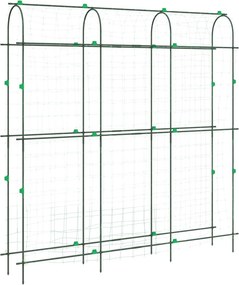 Zahradní treláže pro popínavé rostliny 2 ks U rám ocel 3281498