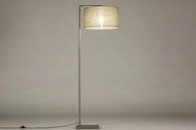 Stojací designová lampa Pallas Silver and Taupe