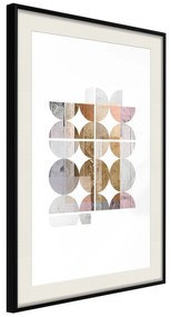 Artgeist Plakát barevné spojení Velikosti (šířkaxvýška): 30x45, Finální vzhled: Černý rám s paspartou