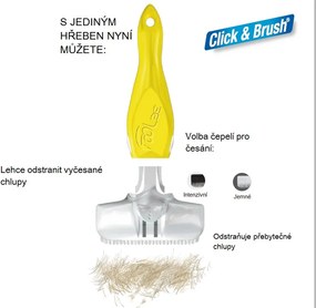Hřeben pro psy Foolee Easee Modrý Velikost: S