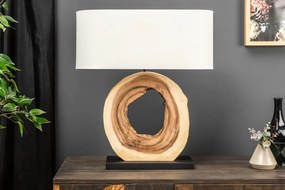 invicta interior Stolní lampa Organic Artwork 55cm, lískový ořech 39627