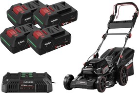 Parkside Performance® Aku sekačka na trávu Pprma 40-Li C3, 4x Smart 4 Ah