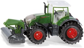 Kovový model siku farmer - traktor fendt 942 vario s předním sekacím nástavcem 1:50