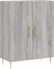 Skříň highboard šedá sonoma 69,5 x 34 x 180 cm kompozitní dřevo 3195673