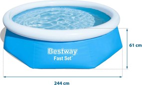 Název produktu: Jednoduchý bazén 244 x 61 cm Bestway 57448