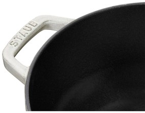 Staub Special Cocotte hrnec 24 cm/3,6 l bílá lanýžová, 112824107