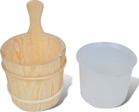 vidaXL 5dílný set příslušenství do sauny [50245]