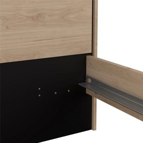 Dvoulůžková postel bez roštu v přírodní barvě 160x200 cm Ry – Tvilum
