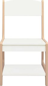 vidaXL Dětský stůl se 2 židlemi MDF [80284] Barva: Bílá