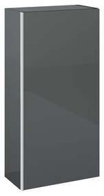 Elita Look, závěsná boční skříňka 40x21, 6x80 cm 1D, antracitová, ELT-166999