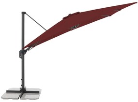 Doppler ACTIVE 310 x 210 cm - moderní slunečník s boční nohou bordó