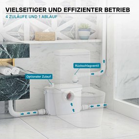 Přečerpávací stanice XPOtool – 400 W, 8,5 m, bílá (62738)