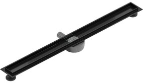 Mexen Flat 360, tělo žlabu s rotačním sifonem 80 cm, černá matná, 1740080