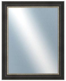 DANTIK - Zarámované zrcadlo - rozměr s rámem cca 80x100 cm z lišty GREECE černá (2641)